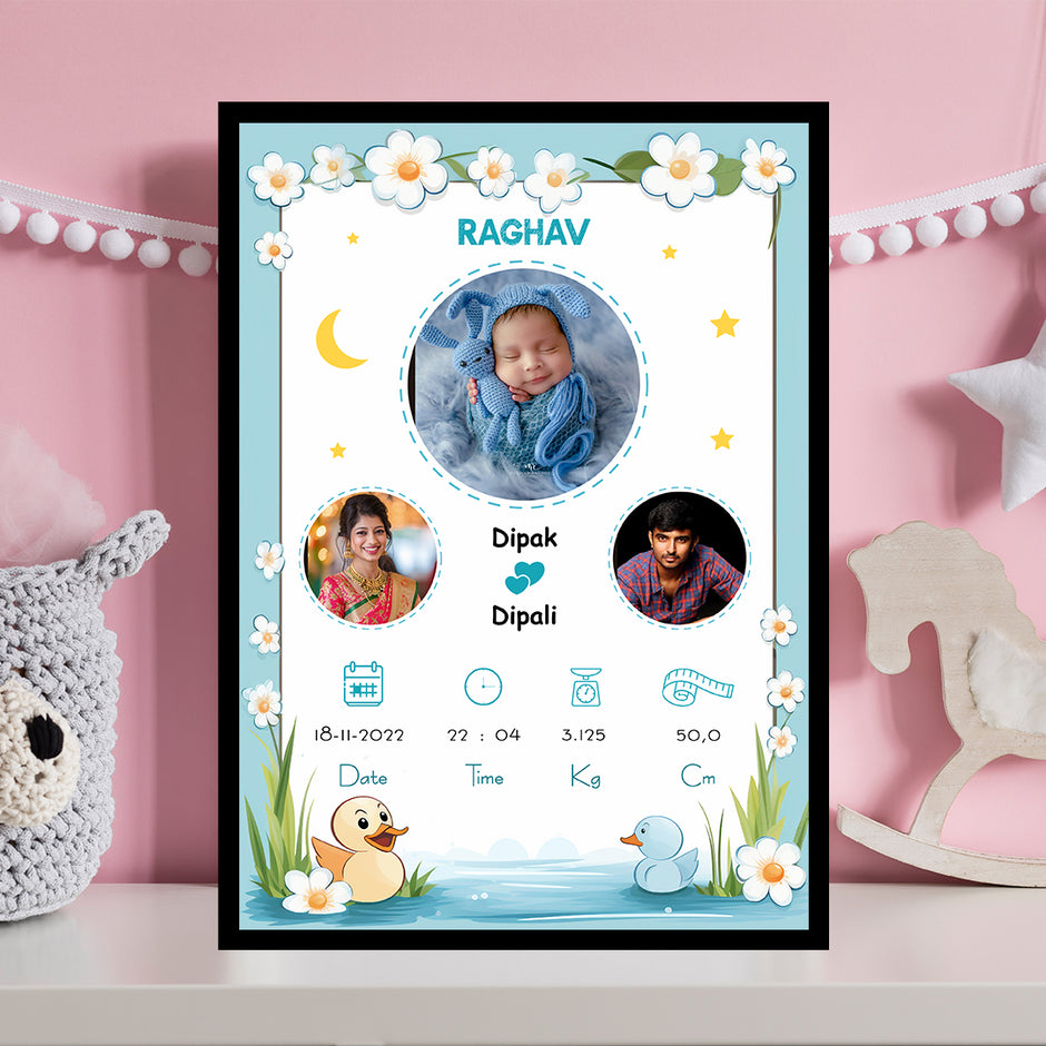 New born baby photo frame – Bookmyframe