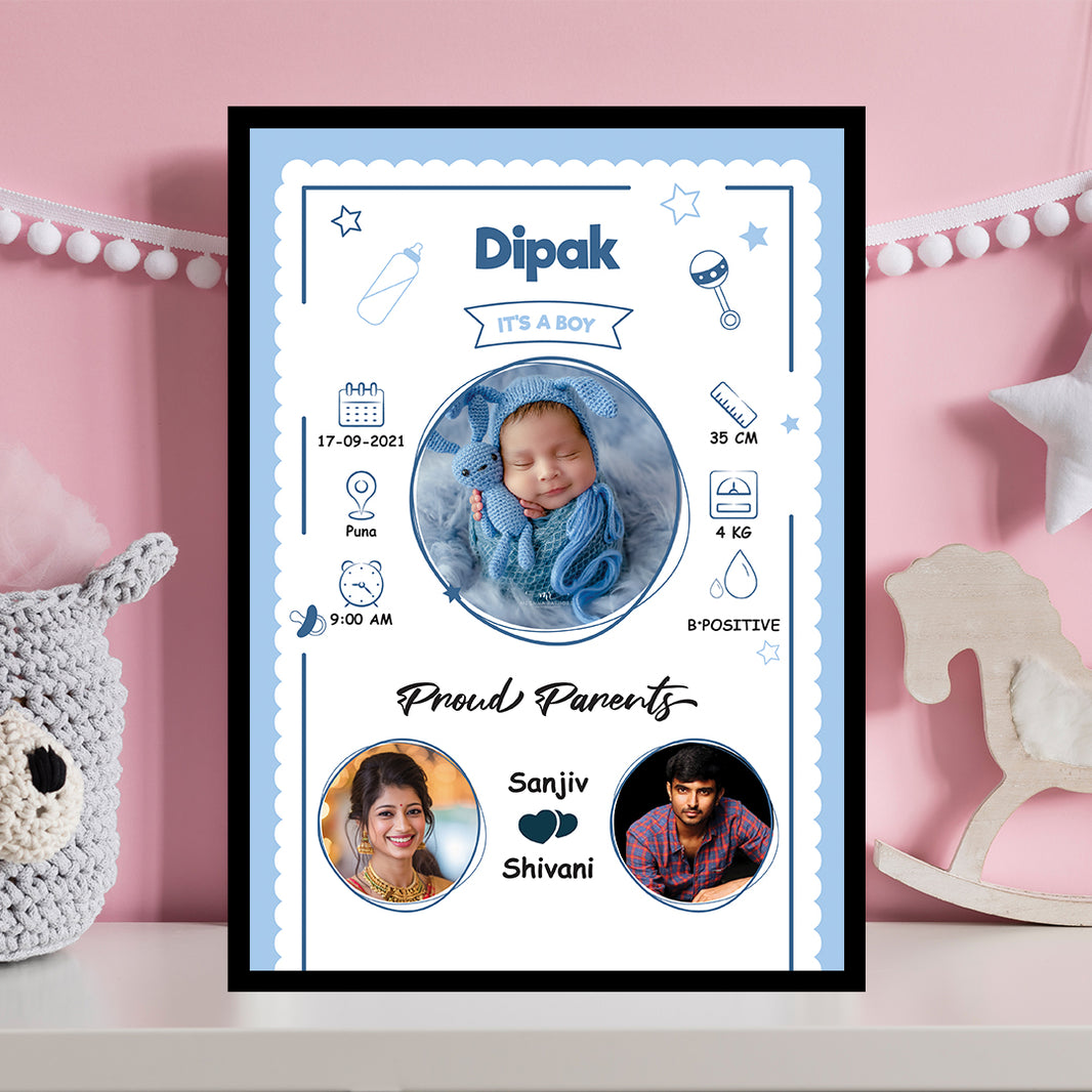 New born baby photo frame – Bookmyframe