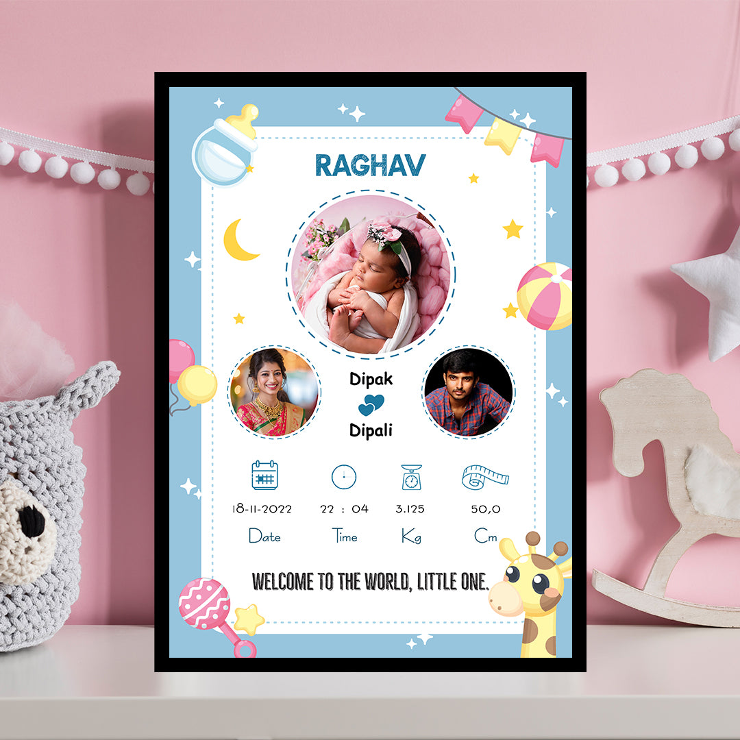 New born baby photo frame – Bookmyframe