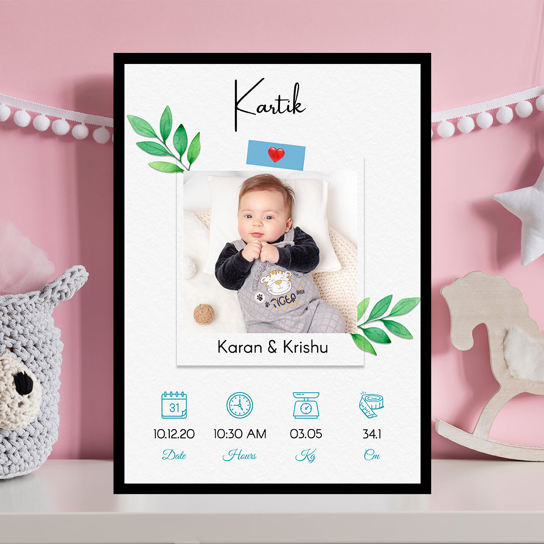 New born baby photo frame – Bookmyframe