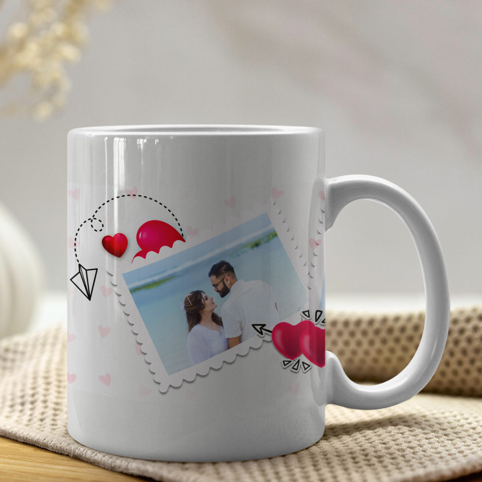 Couple love photo mug – Bookmyframe